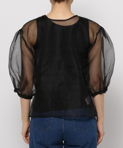 LOWRYS FARM（ローリーズファーム）の「2WAYオーガンジーブラウス5S 906582（シャツ/ブラウス）」 - WEAR