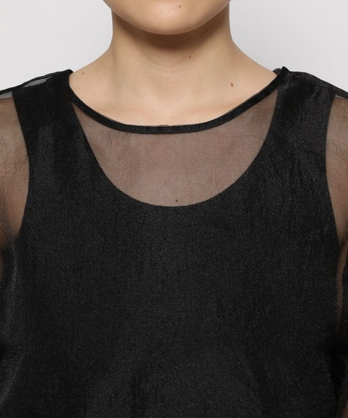 LOWRYS FARM（ローリーズファーム）の「2WAYオーガンジーブラウス5S 906582（シャツ/ブラウス）」 - WEAR