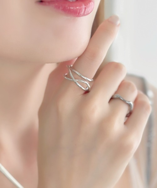 【セール】ニュアンスラインフリーリング-nuance line free ring-（リング）｜sowang（ソワン）のファッション通販 - ZOZOTOWN
