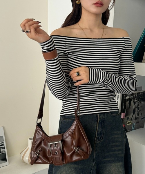 efill（エフィル）の「ベルト付き クロスボーダー ショルダーバック / ハンドバック（ショルダーバッグ）」 - WEAR