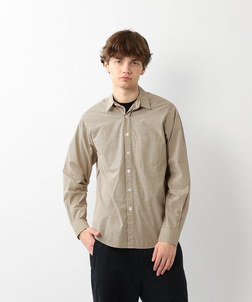 Steven Alan（スティーブンアラン）の「＜Steven Alan＞ POPLIN MINI/CHECK REVERSE SEAM SHIRT/シャツ（シャツ/ブラウス）」 - WEAR