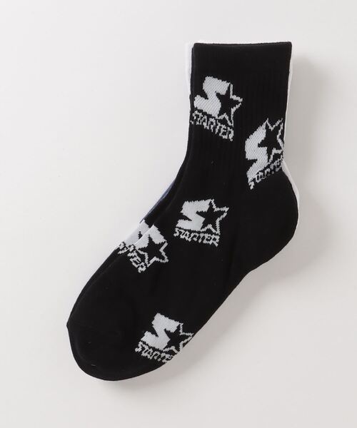 STARTER（スターター）の「STARTER/スターター / メンズ3Pソックス クォーター_ロゴ総柄 / STK-015（ソックス/靴下 ...