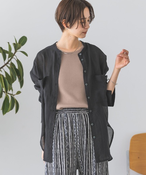LEPSIM（レプシィム）の「シアーWポケットシャツ 906425（シャツ/ブラウス）」 - WEAR