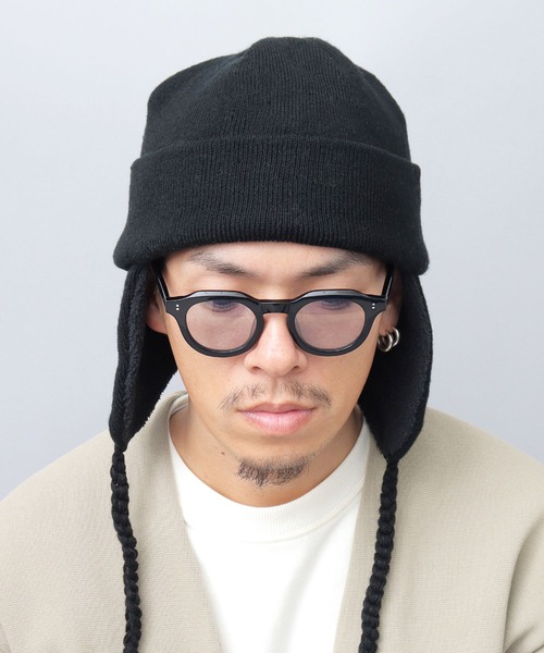 セール】イヤーフラップ ニットワッチ（ニットキャップ/ビーニー