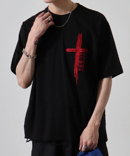 【セール】RE730 ダメージTシャツ（Tシャツ/カットソー）｜RE730（アールイーセブンサーティー）のファッション通販 - ZOZOTOWN