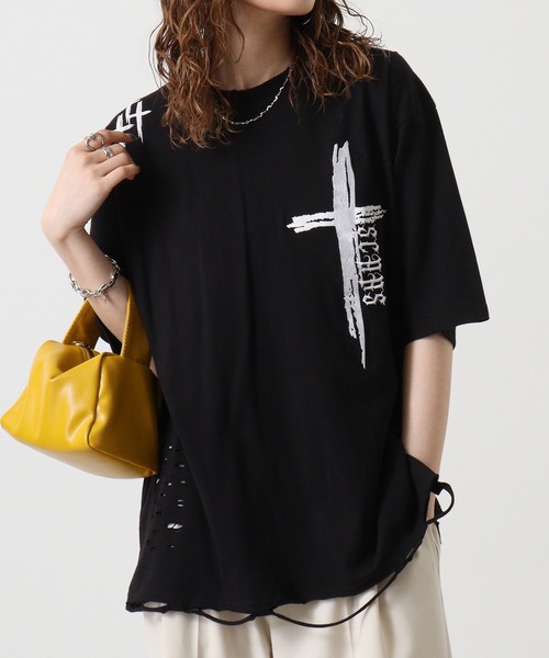 RE730 ダメージTシャツ（Tシャツ/カットソー）｜RE730（アールイーセブンサーティー）のファッション通販 - ZOZOTOWN