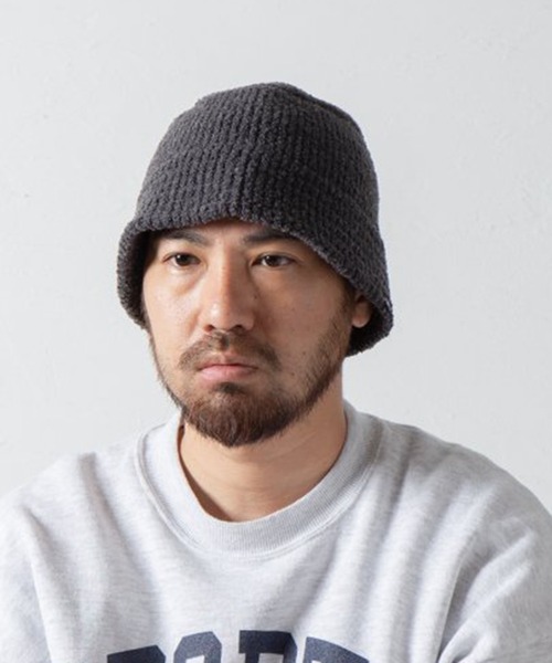 RACAL（ラカル）の「【Racal】Knit bucket hat RL-22-1268 RL-22-1272 RL-23-1300（ハット ...