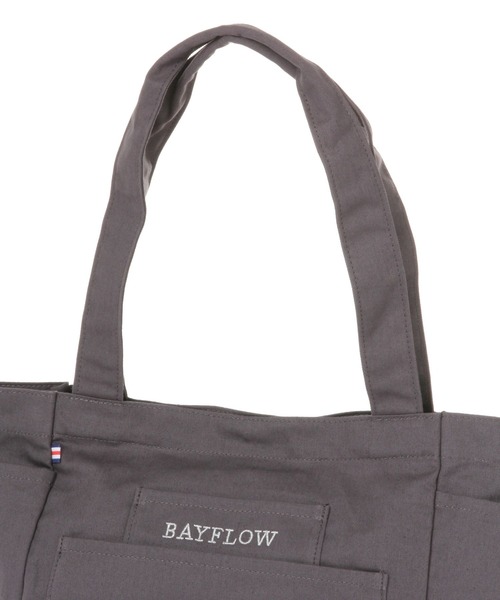 BAYFLOW（ベイフロー）の「5ポケットヘリンボンロゴトート（トートバッグ）」 - WEAR