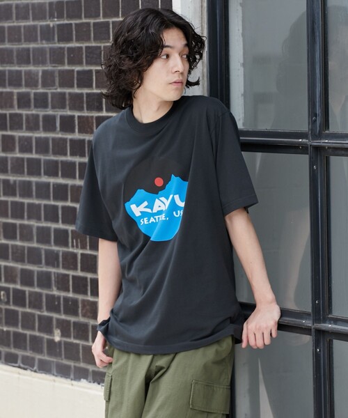 KAVU（カブー）の「KAVU（カブー）別注マウントロゴTシャツ（WEB限定カラー）（Tシャツ/カットソー）」 - WEAR