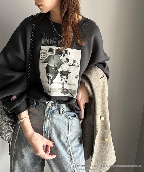 【セール】『THE SATURDAY EVENING POST』前後2way裏起毛プルオーバー【Runaway】（スウェット）｜classicalelf（クラシカルエルフ）のファッション通販 ...