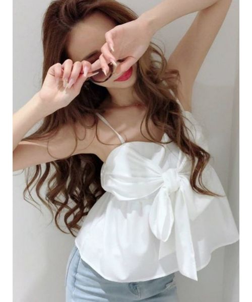 RESEXXY（リゼクシー）の「フロントリボンキャミブラウス（キャミソール）」 - WEAR