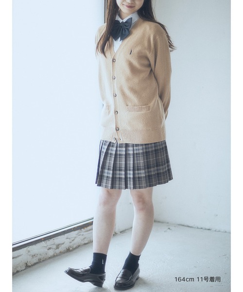 EASTBOY（イーストボーイ）の「カーディガン ラムウール 7G スクール ニット 中学生 高校生（カーディガン/ボレロ）」 - WEAR