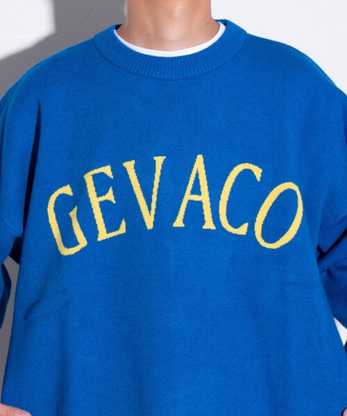 GEVACO（ゲバコ）の「【GEVACO/ゲバコ】アーチロゴ ジャガードプルオーバーニット（ニット/セーター）」 - WEAR