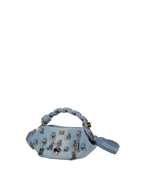 GANNI（ガニー）の「GANNI BOU BAG MINI WASHED DENIM CHARMS（ショルダーバッグ）」 - WEAR