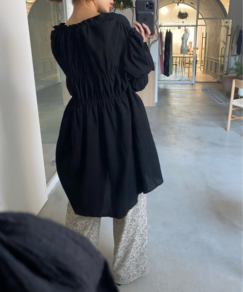 Ameri（アメリ）の「DOUBLE PUFF SLEEVE BLOUSE（シャツ/ブラウス）」 - WEAR