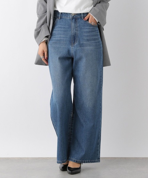 LEPSIM（レプシィム）の「ストレートワイドデニムパンツ 963143（デニムパンツ）」 - WEAR