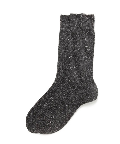 hobo（ホーボー）の「HOBO / ホーボー NEP CREW SOCKS A/PE/C/PU (HB-SO4001) ネップソックス ...