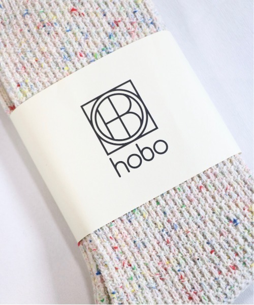 hobo（ホーボー）の「HOBO / ホーボー NEP CREW SOCKS A/PE/C/PU (HB-SO4001) ネップソックス ...