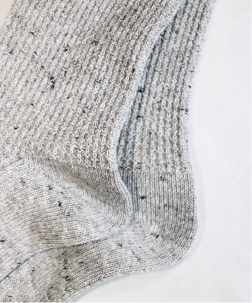 hobo（ホーボー）の「HOBO / ホーボー NEP CREW SOCKS A/PE/C/PU (HB-SO4001) ネップソックス ...