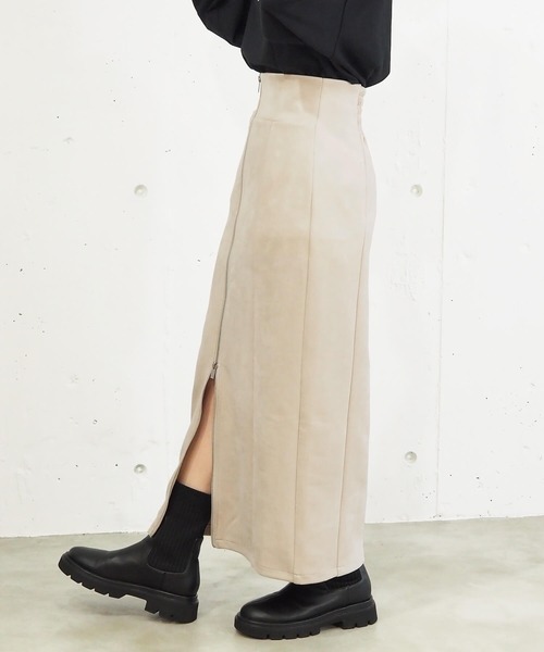 tiptop（ティップトップ）の「【2サイズ展開/web限定Sサイズあり】フロントZIPナロースカート（スカート）」 - WEAR