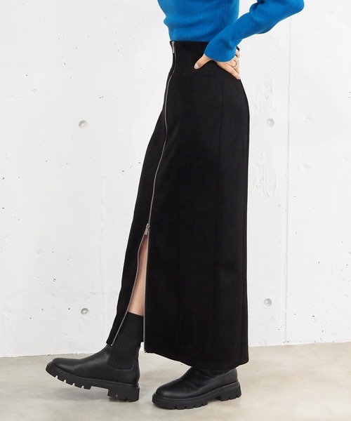 tiptop（ティップトップ）の「【2サイズ展開/web限定Sサイズあり】フロントZIPナロースカート（スカート）」 - WEAR