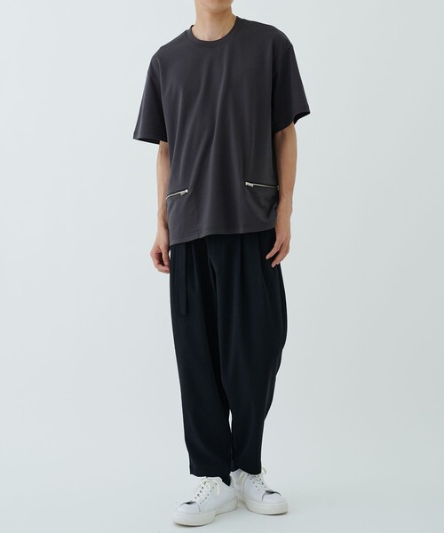ATTACHMENT（アタッチメント）の「STUDIOUS別注 Belted Wide Slacks（スラックス）」 - WEAR