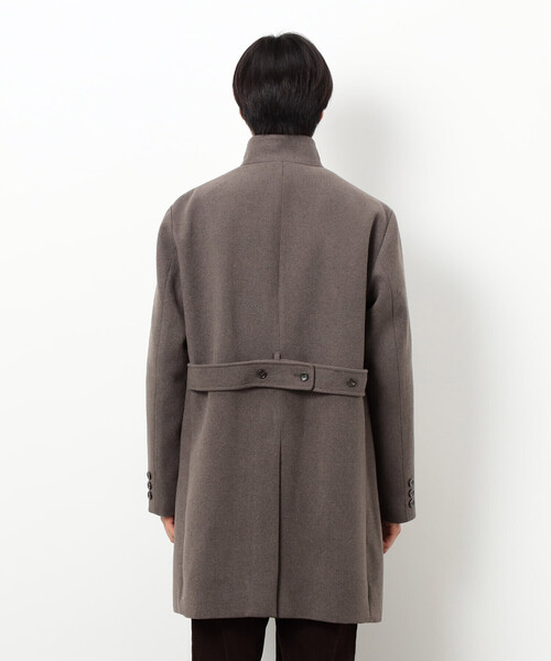 ウールブレンド メルトン イタリアンカラー コート（その他アウター