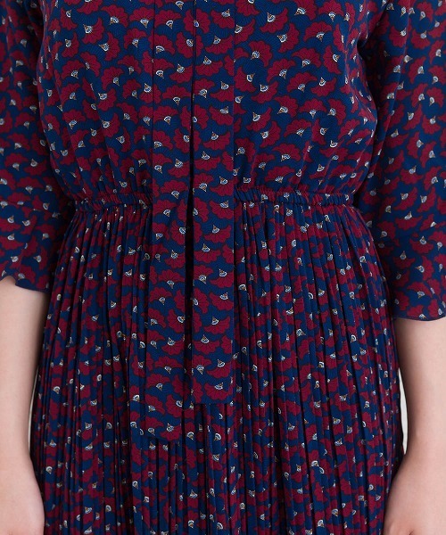 Libby&Rose（リビーアンドローズ）の「幾何学扇柄ボウタイワンピース（ワンピース）」 - WEAR