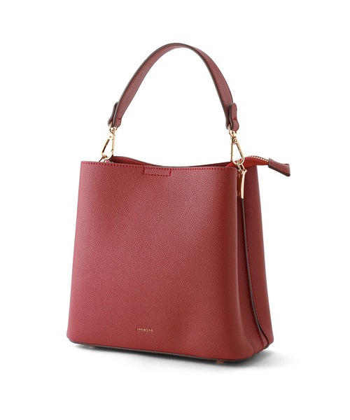 ANEMONE（アネモネ）の「レザー調スクエア2WAYバッグ（ショルダーバッグ）」 - WEAR