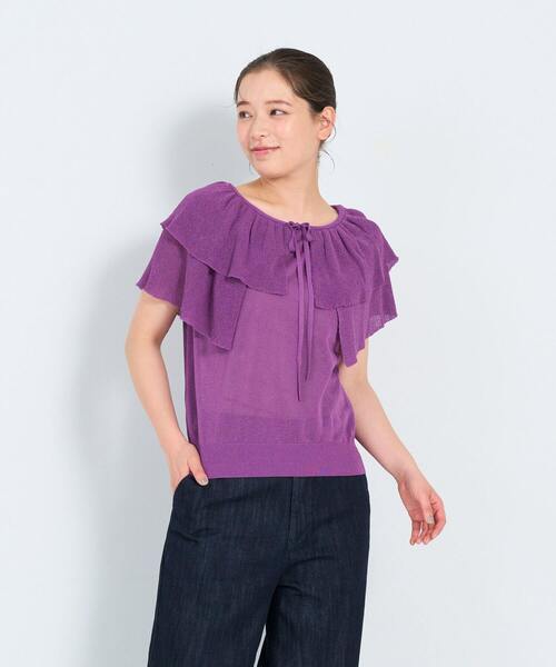 エトロ ETRO サイドボタンパンツ スラックス 44 紺 ネイビー