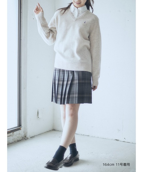 EASTBOY（イーストボーイ）の「セーター 7G ラム 【ミルキーグレープ女神】 制服 通学 スクール JK（ニット/セーター）」 - WEAR
