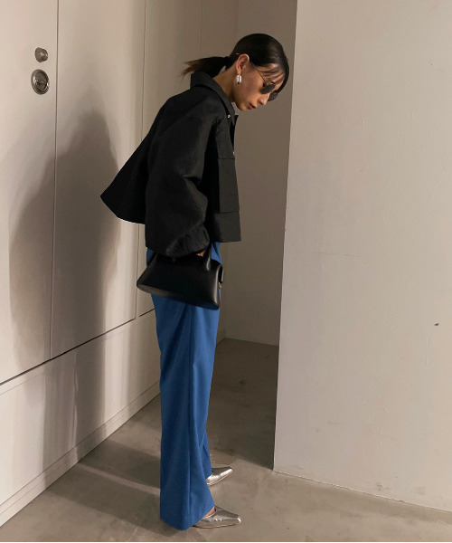 AMERI（アメリ）の「EMBOSS SHORT ARMY LIKE JACKET（その他アウター）」 - WEAR