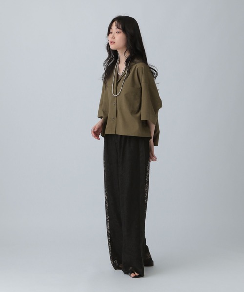 LEPSIM（レプシィム）の「オープンカラーショートシャツ2 573137（シャツ/ブラウス）」 - WEAR
