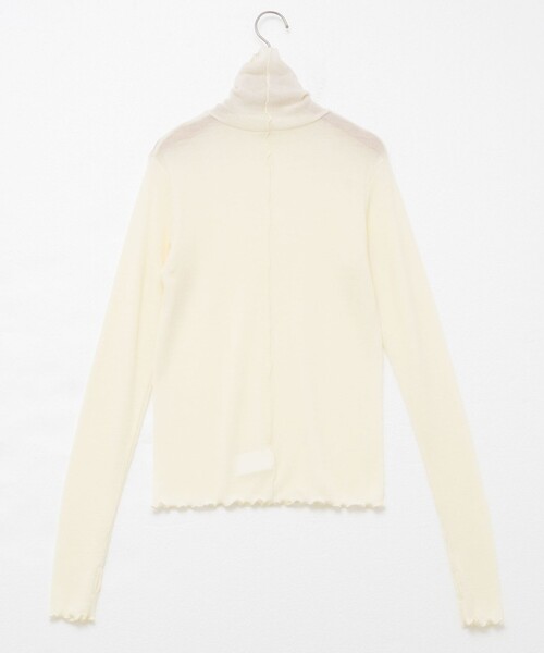 セール】MY STANDARD ウォッシャブルリブタートルネック（Tシャツ