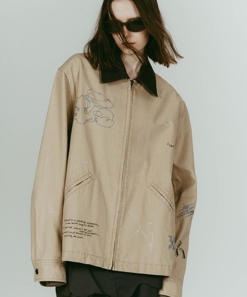 Knuth Marf（クヌースマーフ）の「Knuth Marf embroidered jacket（その他アウター）」 - WEAR