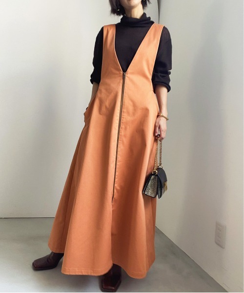 UNIVERSAL OVERALL（ユニバーサルオーバーオール）の「AMERI × universaloverall JUMPER SKIRT（スカート）」 - WEAR