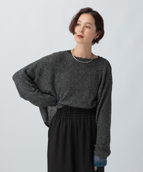 LEPSIM（レプシィム）の「5ゲージメッシュドルマンプルオーバー 243143（ニット/セーター）」 - WEAR