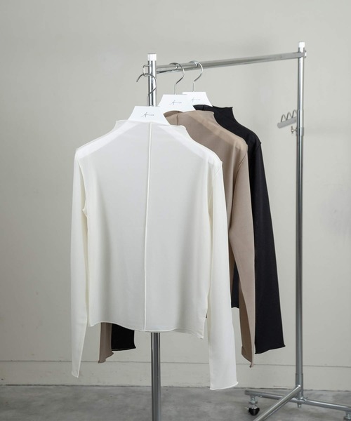 Amiur（エミレ）の「sheer petit high neck mellow tops（Tシャツ/カットソー）」 - WEAR