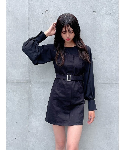 ENVYM（アンビー）の「異素材コンビAIO（つなぎ/オールインワン）」 - WEAR