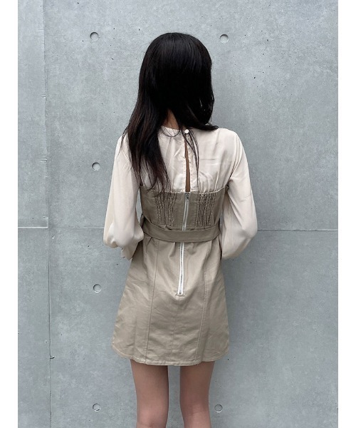 ENVYM（アンビー）の「異素材コンビAIO（つなぎ/オールインワン）」 - WEAR