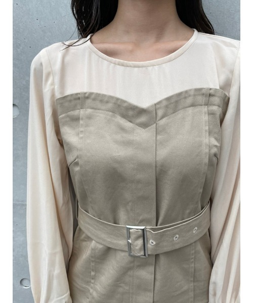 ENVYM（アンビー）の「異素材コンビAIO（つなぎ/オールインワン）」 - WEAR