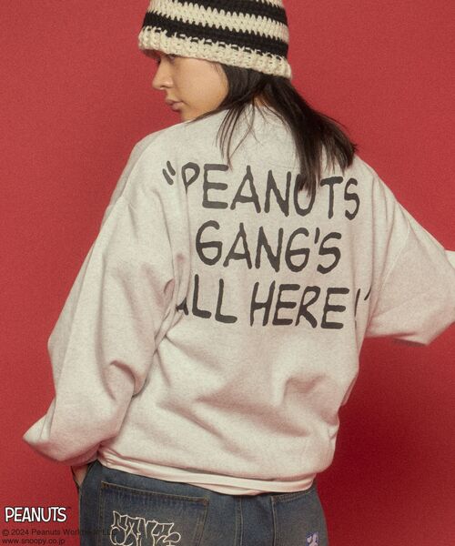 PEANUTS（ピーナッツ）の「【SEQUENZ（シークエンズ）】TP GANG C/N SWEAT / ピーナッツ スヌーピー クルーネック スウェット（スウェット）」 - WEAR