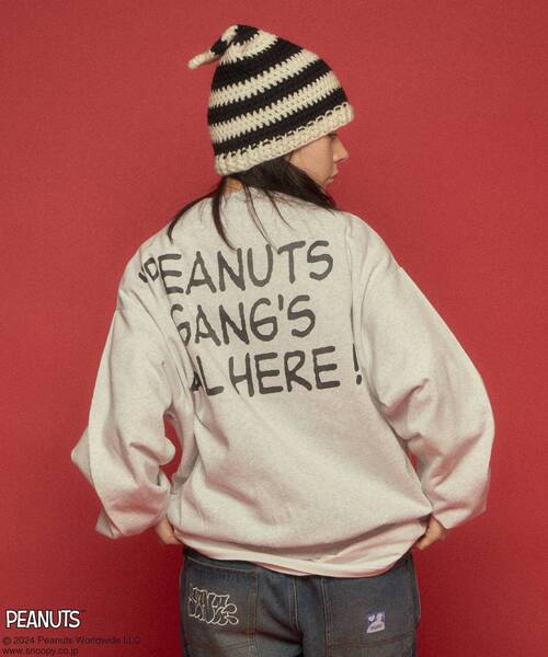 PEANUTS（ピーナッツ）の「【SEQUENZ（シークエンズ）】TP GANG C/N SWEAT / ピーナッツ スヌーピー クルーネック スウェット（スウェット）」 - WEAR