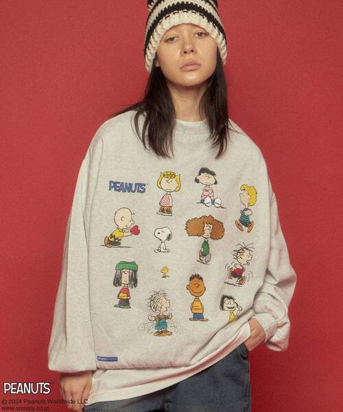 PEANUTS（ピーナッツ）の「【SEQUENZ（シークエンズ）】TP GANG C/N SWEAT / ピーナッツ スヌーピー クルーネック スウェット（スウェット）」 - WEAR