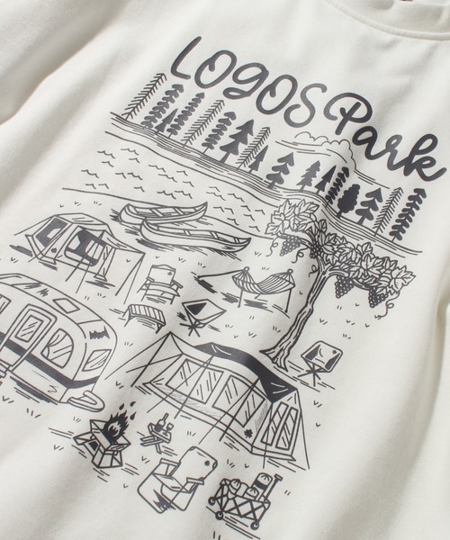 LOGOS park（ロゴスパーク）の「【LOGOS Park/ロゴスパーク】リサイクルコットン プリントショートスリーブTシャツ（Tシャツ/カットソー）」 - WEAR