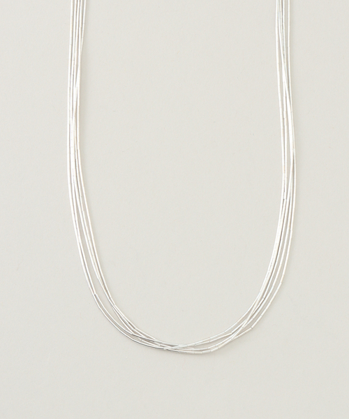 Native SilverStreams（ネイティブシルバーストリームズ）の「Native SilverStreams ネックレス5連 45cm NSS1005450（ネックレス）」 - WEAR