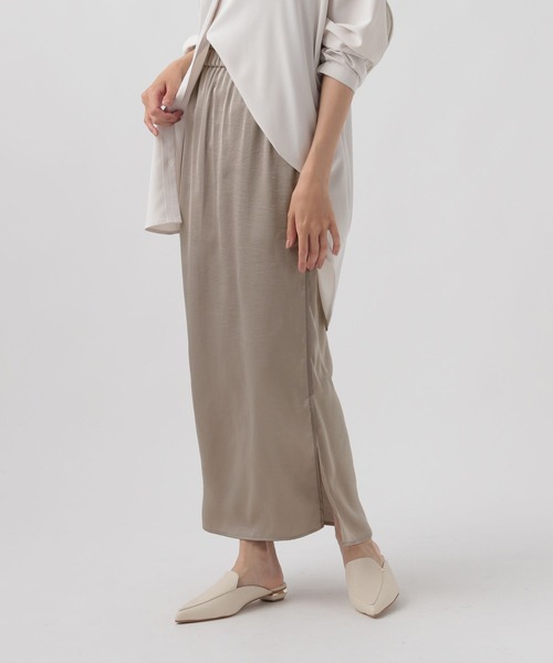 Elura（エルーラ）の「サテンナロースカート/106545（スカート）」 - WEAR