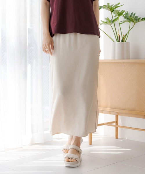 Elura（エルーラ）の「サテンナロースカート/106545（スカート）」 - WEAR