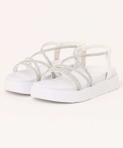 Parade（パレード）の「【厚底】コードストラッププラットフォームサンダル 6320-WK（サンダル）」 - WEAR