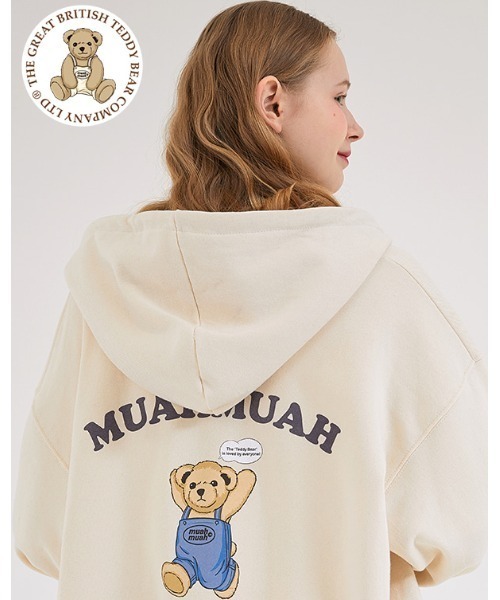 muahmuah（ムーアムーア）の「『muah muah/ムーアムーア』×『teddy bear/テディベア』FRONT BACK MUAH ...